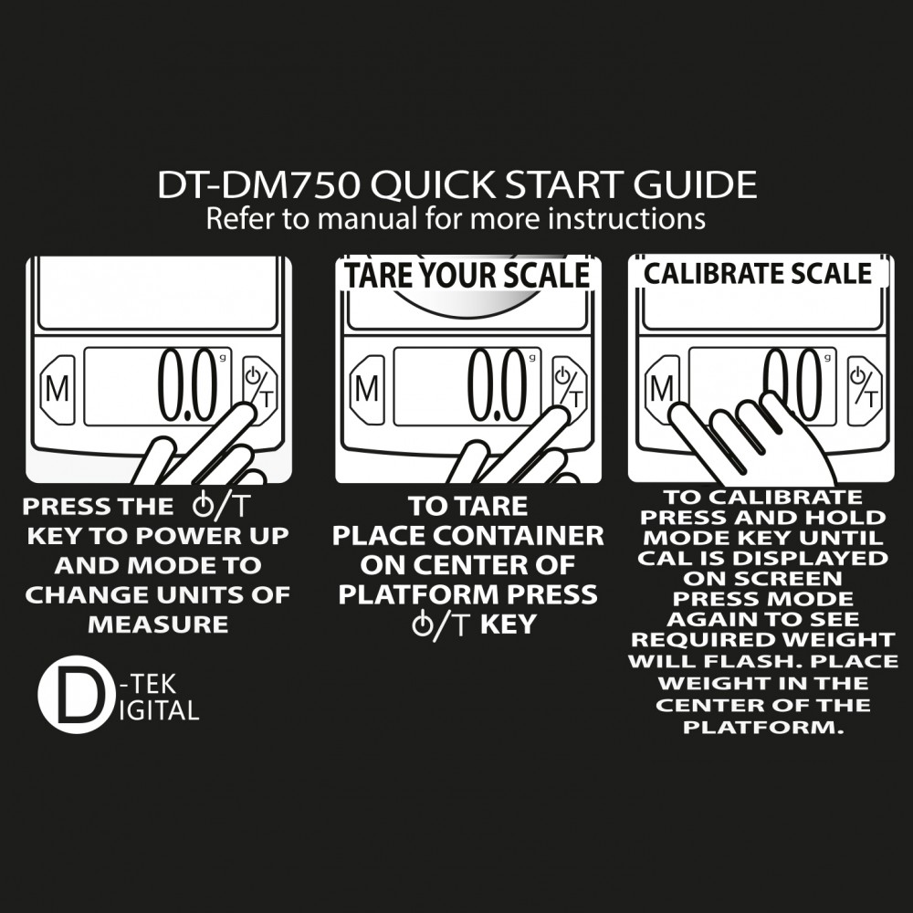 DT-DM750 - 0.1G POCKET SCALE